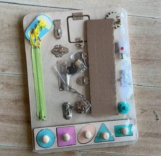Locks Latches Board Teach Basic Skills Sensory Activity Board For ...