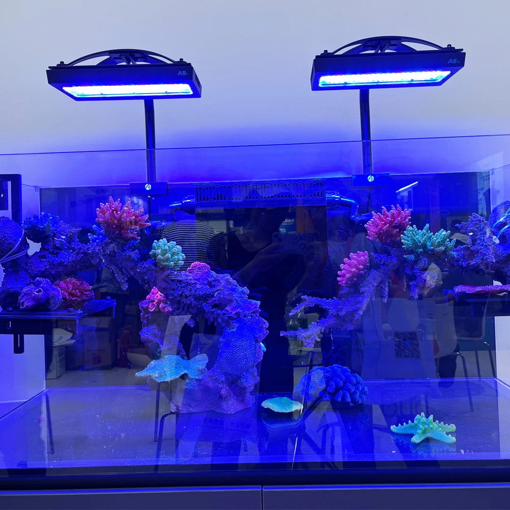 A8se 215W WiFi Full Spectrum LED Aquarium Lights for Saltwater Coral ...