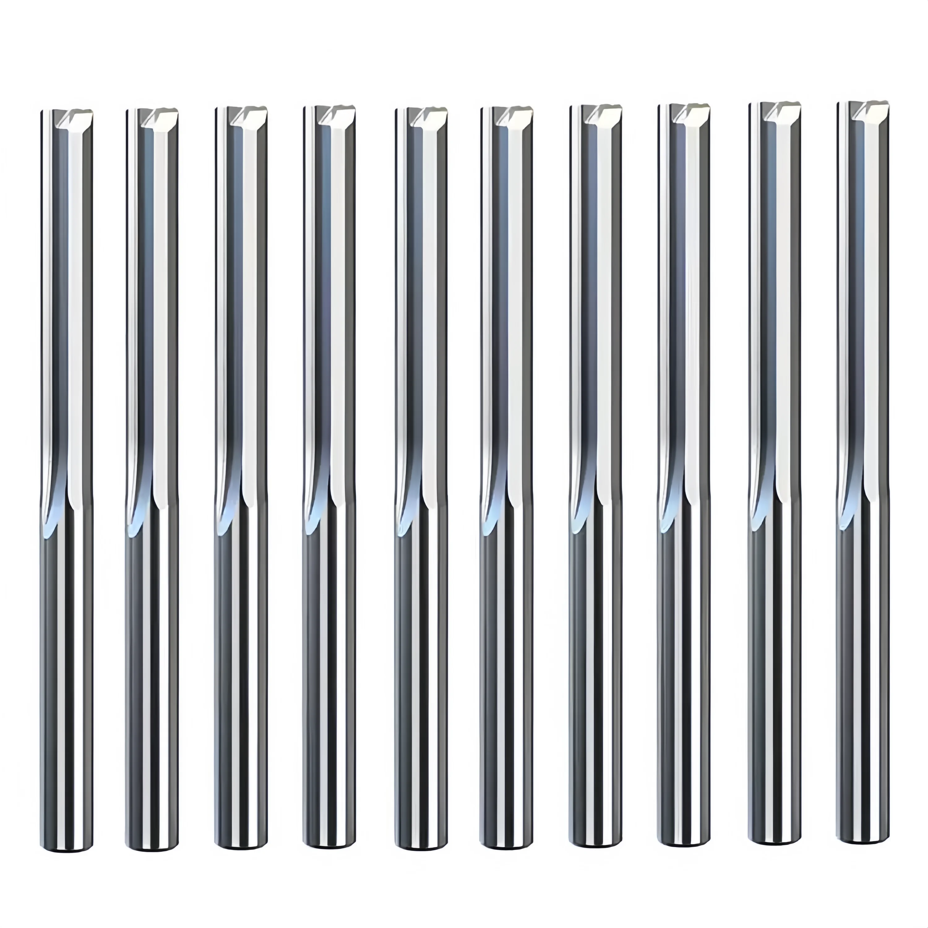 CNC Straight Engraving Cutters 4mm 6mm Two Flutes Straight Router Bits ...
