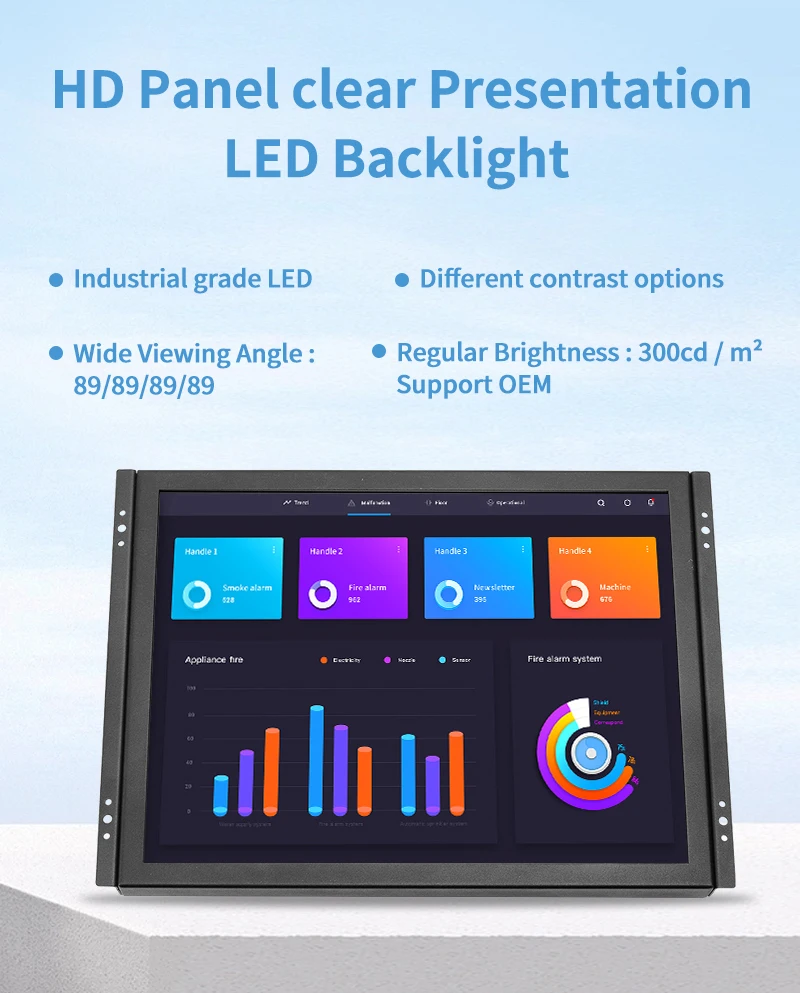 PCAP Multi Touch Screen Monitors - Outdoor & Sunlight Readable