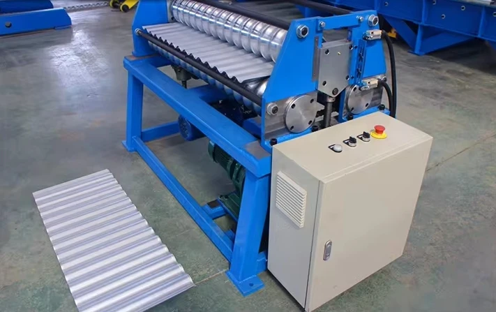 Portable IBR Profile Automatic Arch Bending Curving Roof Tile Crimping ...