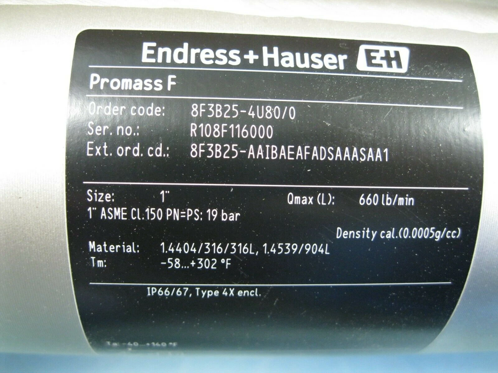 Endress + hauser Promass F 300 8F3B25-4U80/0 DN25 1 "8F3B25-AAIBAEAFADSAAASAA1| Alibaba.com