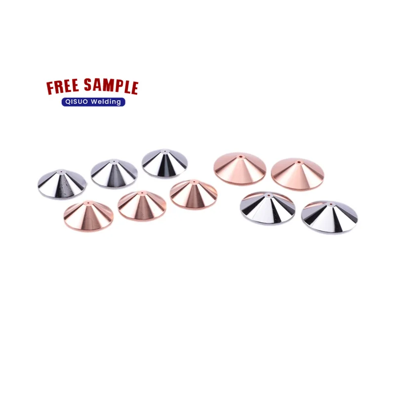 D28 D32 M14 Chrome Plate Hat Fiber Laser Cutting Welding Copper Nozzle ...
