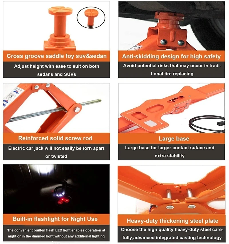 7 in One Electric Car Jack - Portable Hydraulic Lift