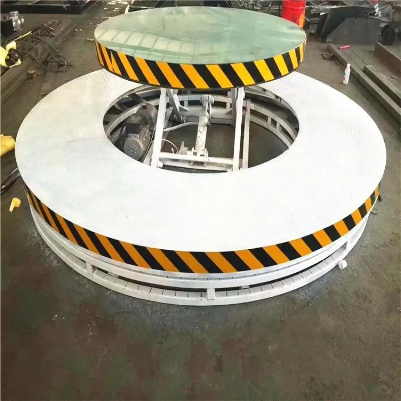 Customized Two Layers Hydraulic Scissor Lift Turntable Stage