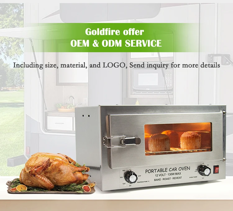 Customizable 12v Electric Oven Pizza Oven For Rv Camping Toaster Car ...