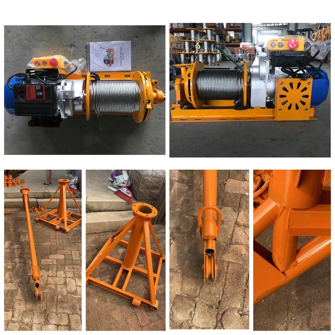 300kg 400kg 500kg 1000kg Hand Operation Mobile Mini Crane Portable Small Lift Floor Crane With ...