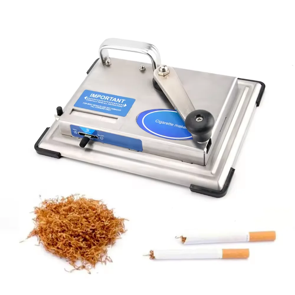 Metal Portable Household Cigarette Maker Manual Hand Rotary Roller Tube ...