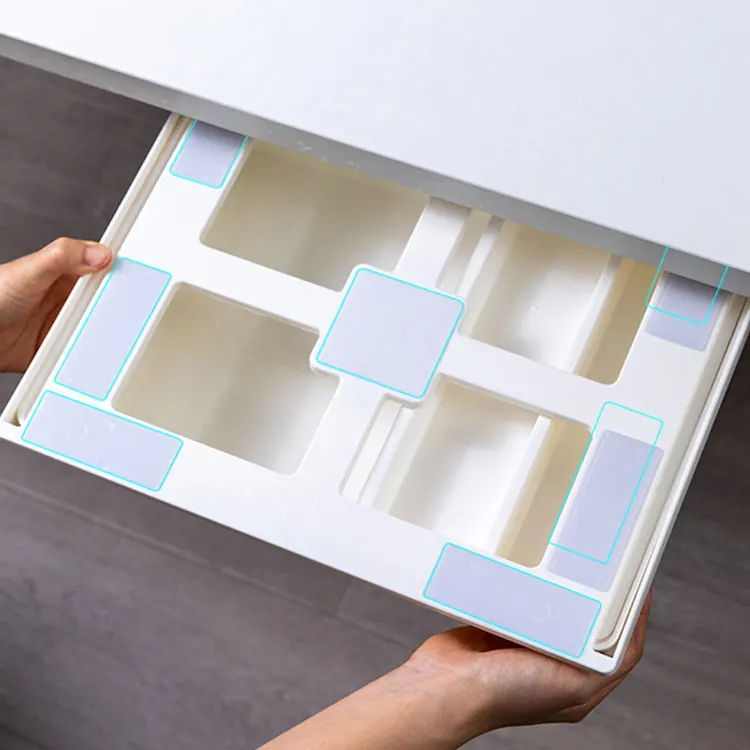 Under Desk Drawer,Slide Out Hidden Desk Drawers Organizer,Self-adhesive ...