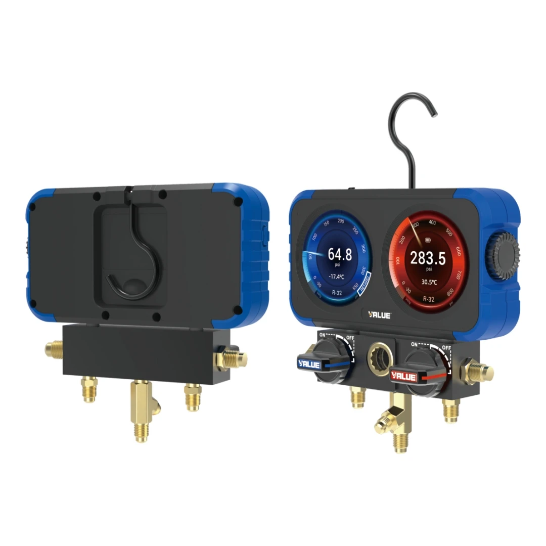 VALUE HD Color Graphic Manifold Gauge VRM2-X with 3000mah Battery