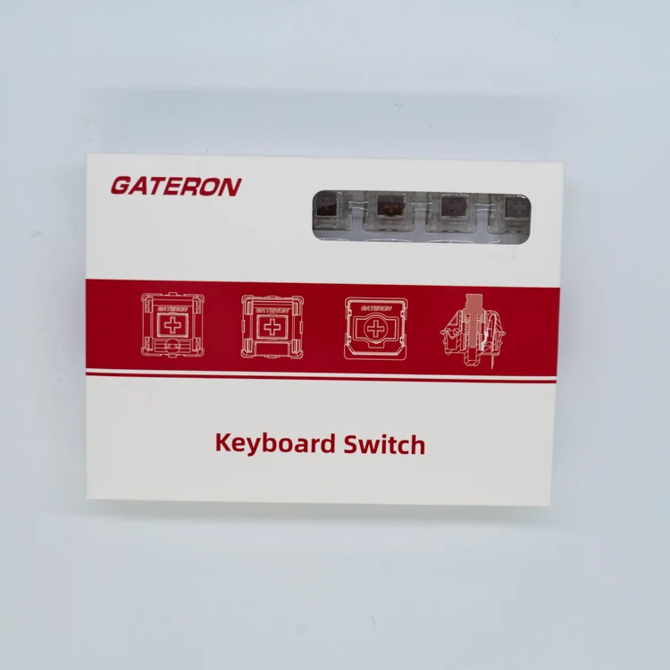 Gateron G Pro 2.0 Brown Retail Package 35pcs Per Pack Ks-9 Tactile 5 ...
