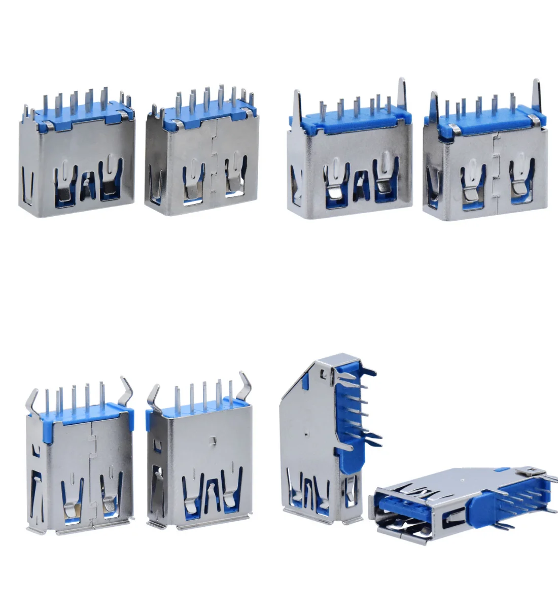 Kandens Mid Mount Usb 2.0 Female Port Smt Type A Jack Connector 4 Pin ...