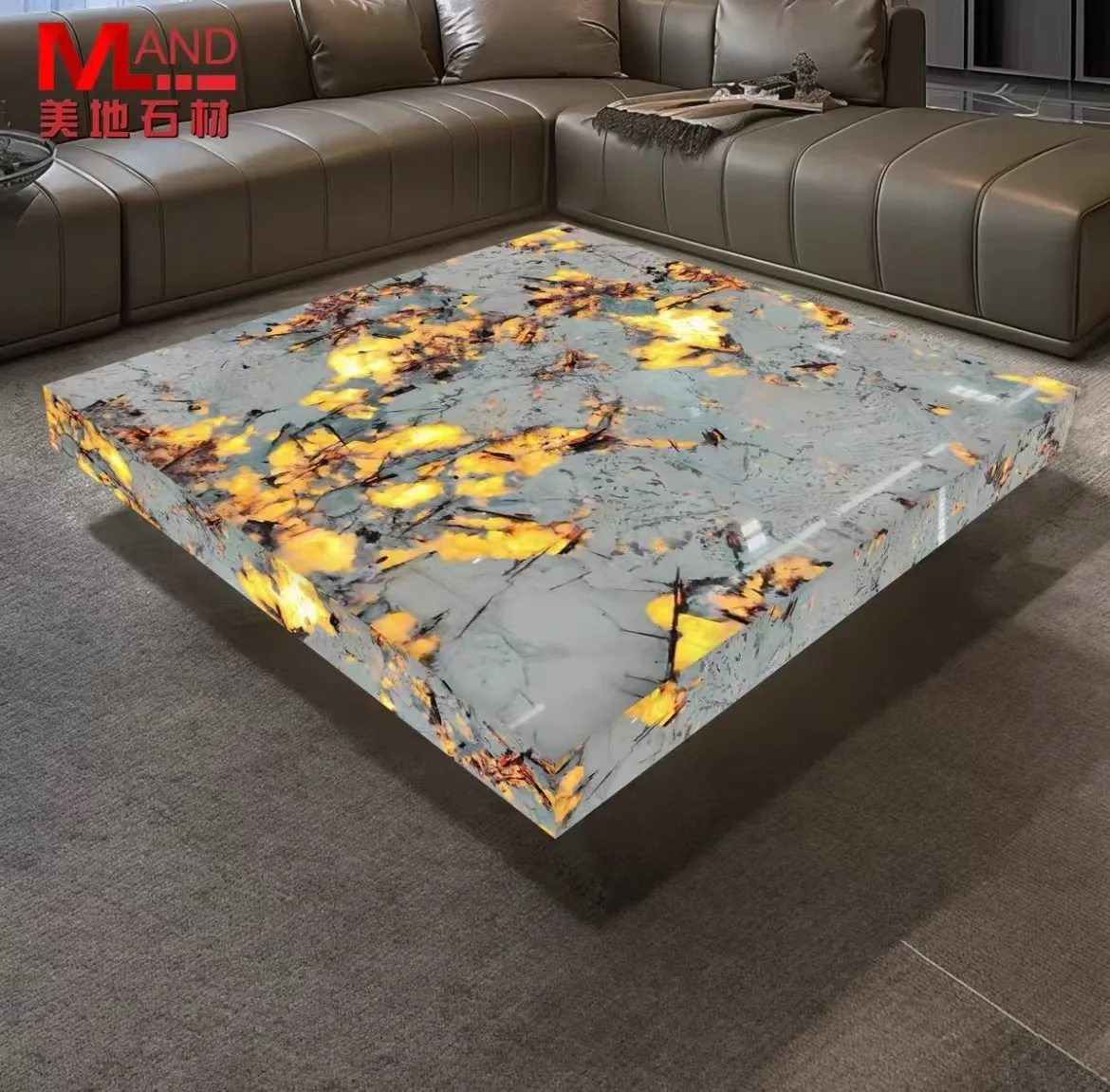 Backlit Translucent Onyx Dining Table| Alibaba.com