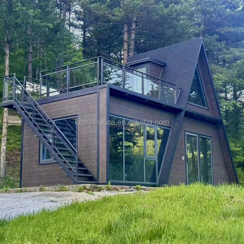 Triangle Tiny House - Steel A Frame Cabin Resort Holiday