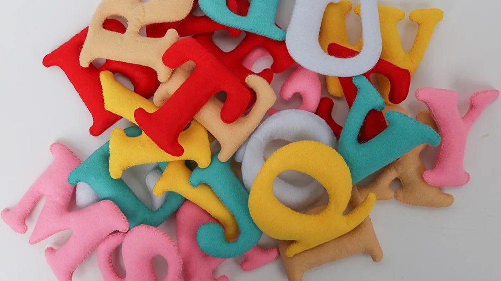 Kids Education Toy Felt Stuffed Alphabet Letter Felt Educational ...