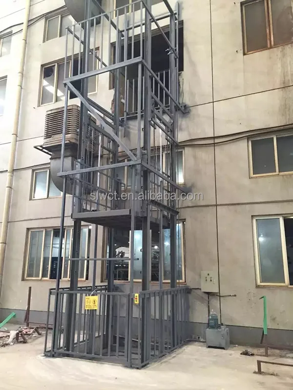 Industrial Material Construction Elevators - Hydraulic Cargo Lift Platform