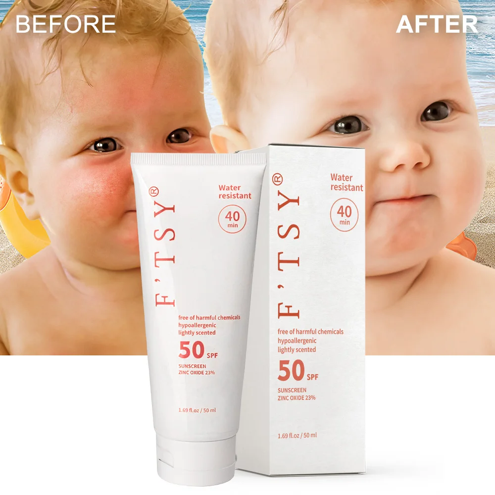 Baby Care Natural Vegan Spf 50 Baby Sunscreen Water Resistant Safe ...