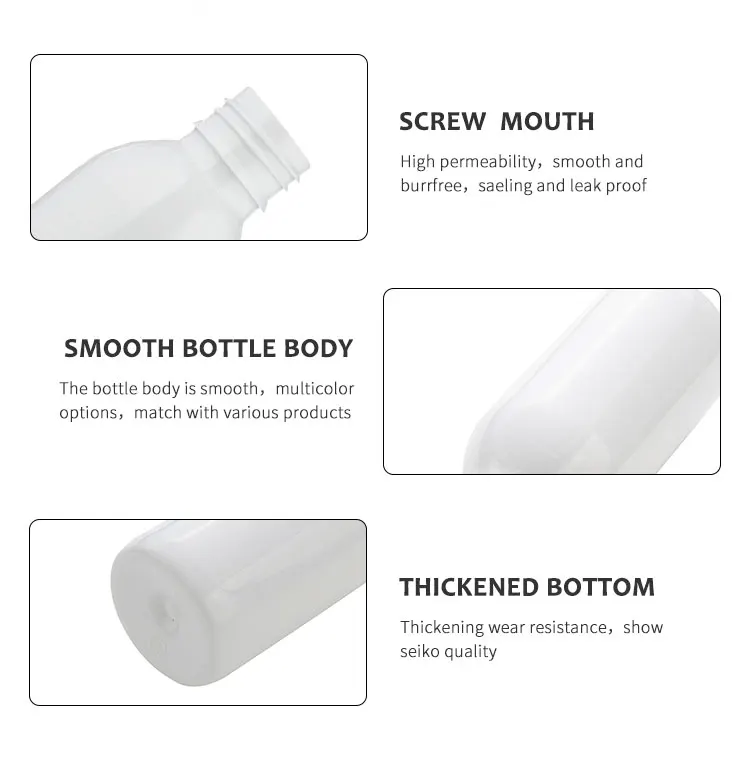 100ml White Oral Cough Syrup Bottle - Customized Solutions