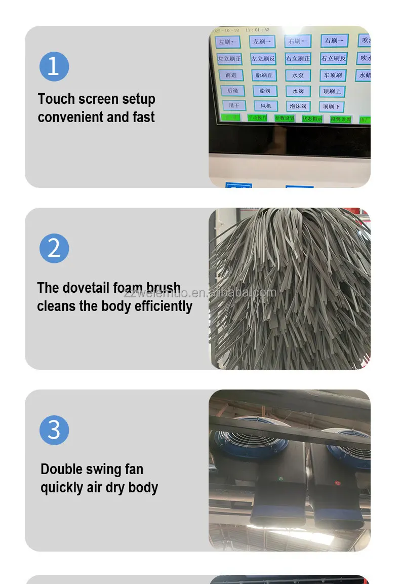 Professional Touch Car Washing Machine for Car Wash Equipment Industry ...