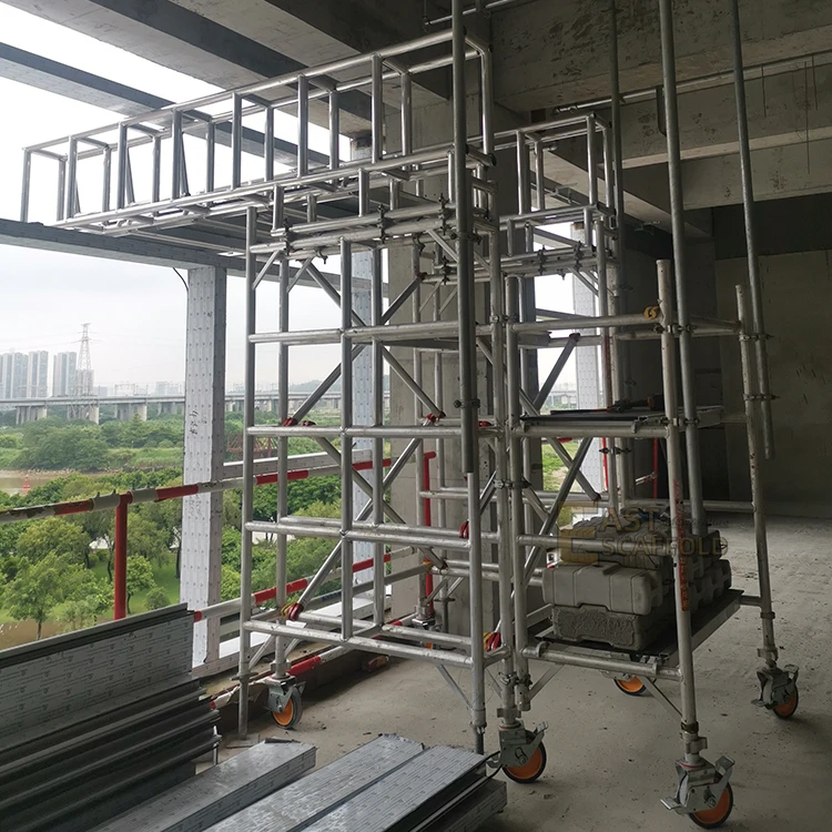 Aluminium Cantilever Scaffolds - High-Rise Building Solutions