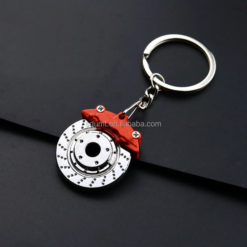 Metal Small Gifts Keychain For Customers Customized Car Brake Disc Key ...