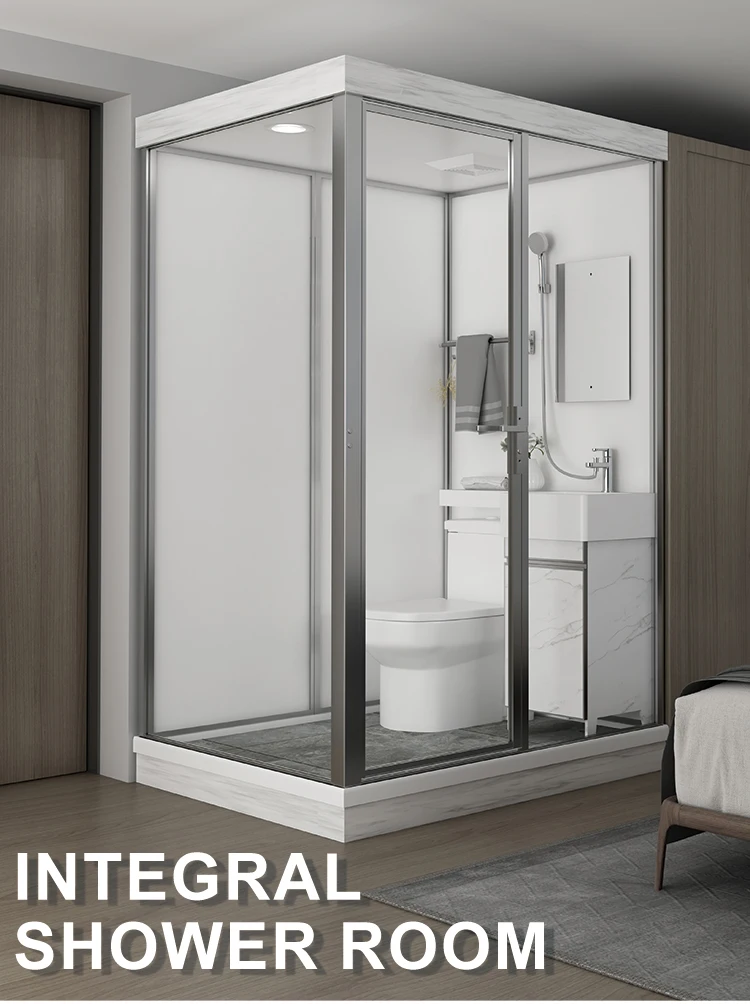 Prefab Square Round All In One Modular Completed Shower Room Cabin With ...