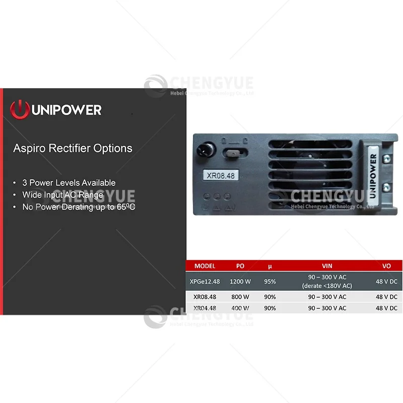 Unipower Telecom Power XPGE12.48G - 1200W Rectifier Module