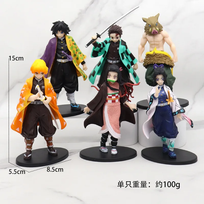 Demon Slayer 20 Style Kimetsu No Yaiba Anime Pvc Action Model Figure ...