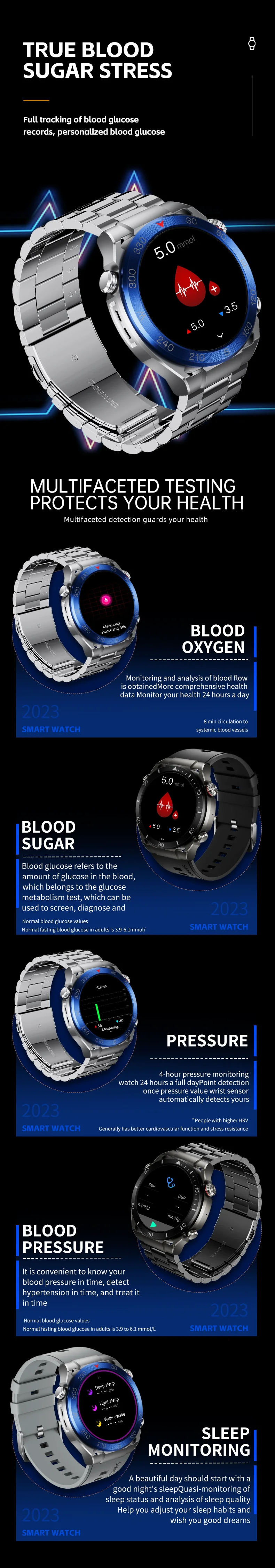 Ws-20 1.43inch Amoled Hd Large Screen High Speed Smooth Sports Mode Nfc Control Unlocking Stereo ...