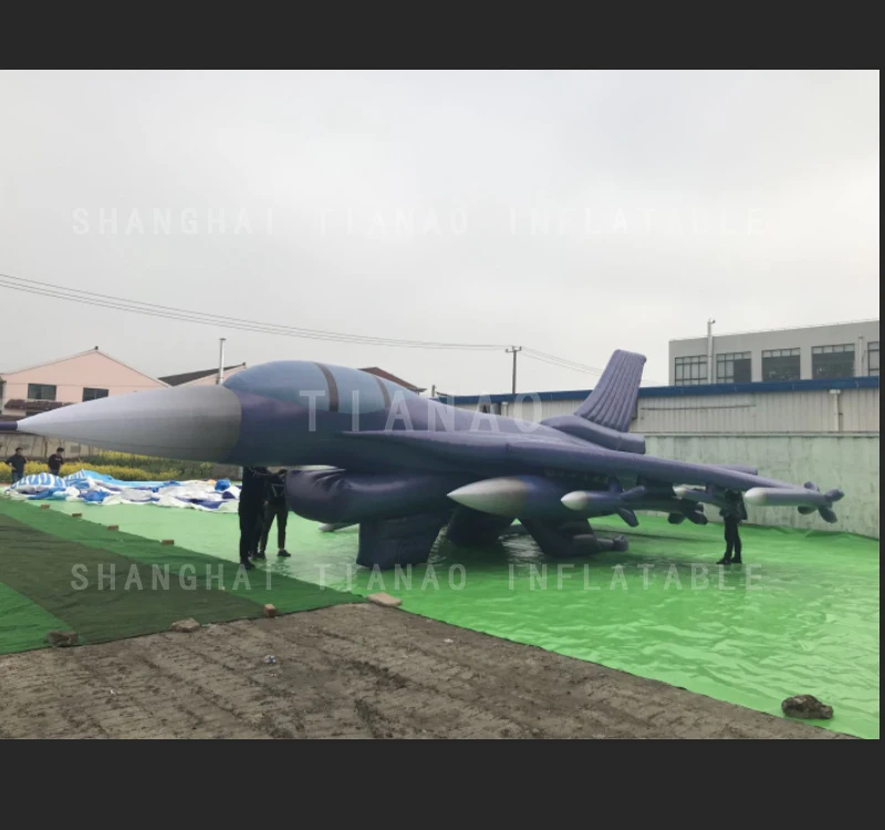 Customized Inflatable Simulation Fighter Inflatable Fighter Model ...
