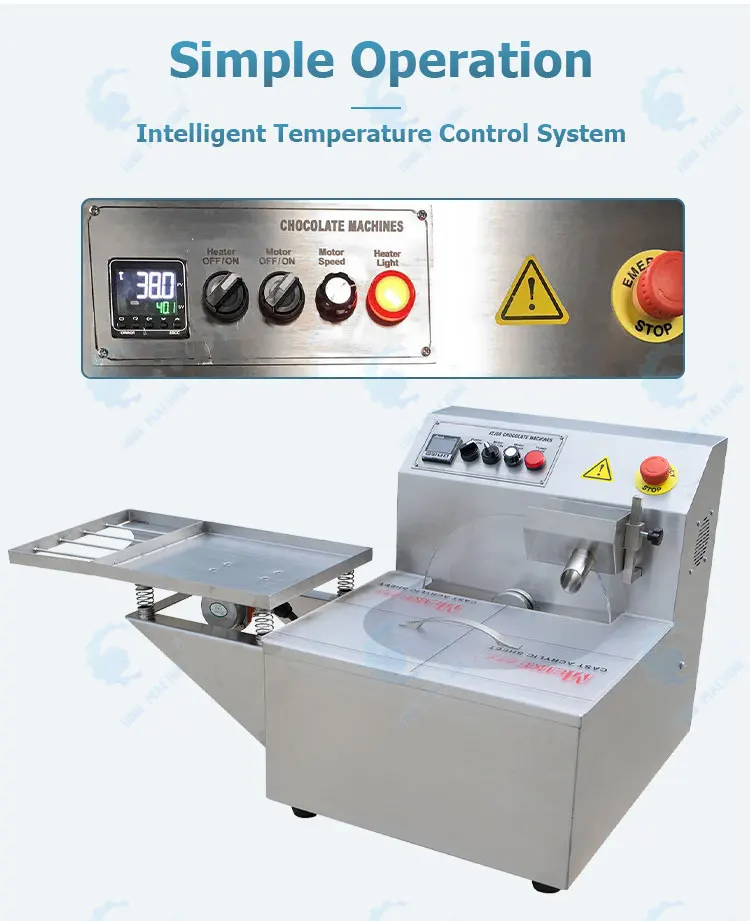 Efficient Chocolate Making with 10kg Melt Spread Machine
