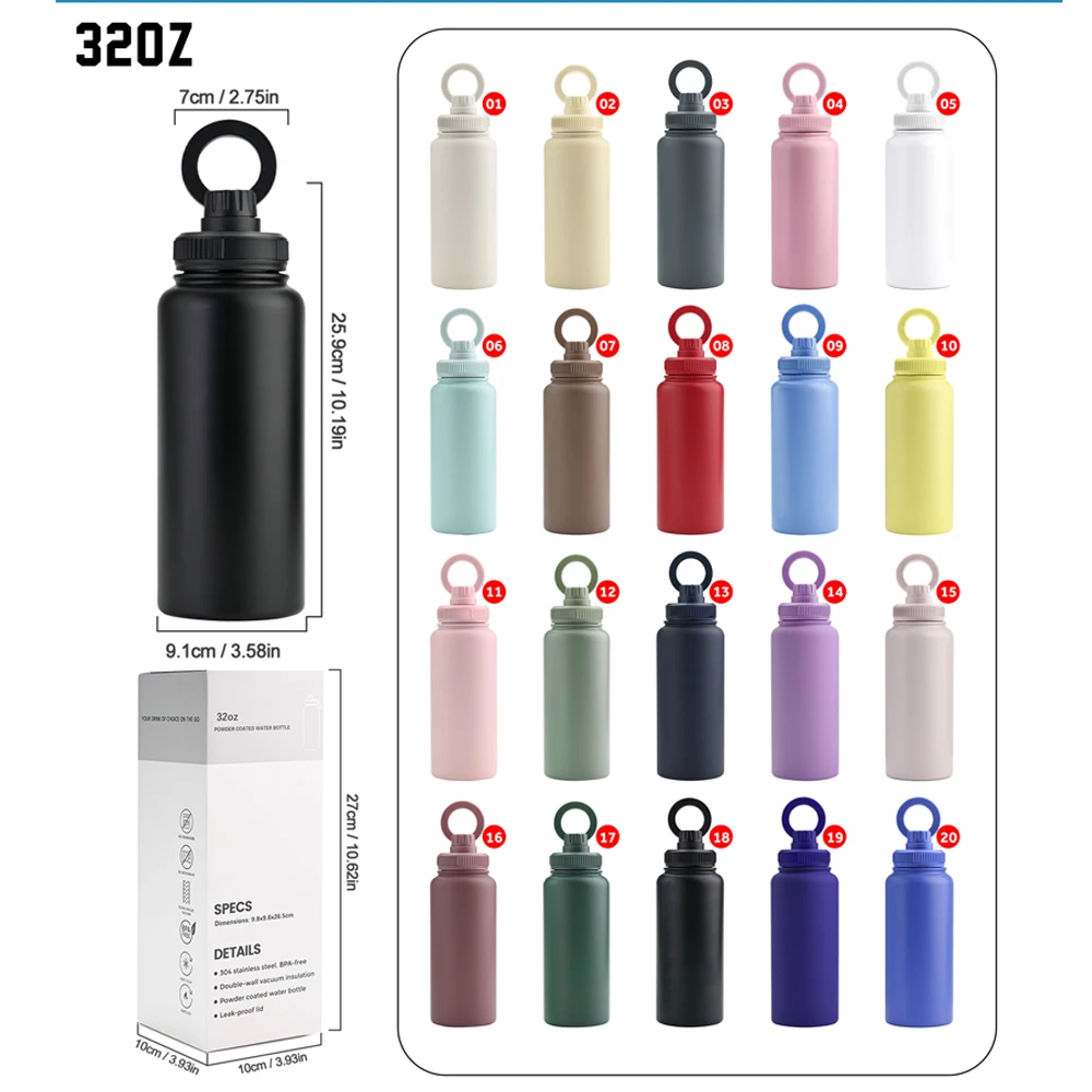 Alibaba.com: 32 oz powder coated, double wall vacuum insulated ...