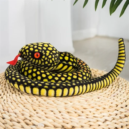 Giant Snake Plush - Realistic Stuffed Animal Toy