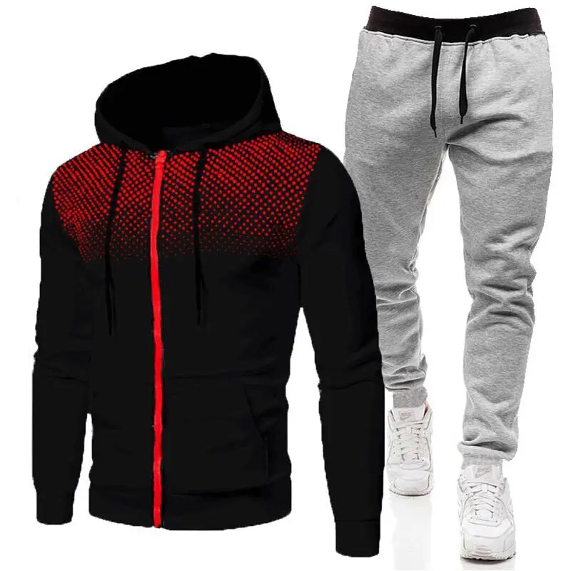 Running Sports Plus Size Training Jogging Wear Mens Jogging Suit Set ...