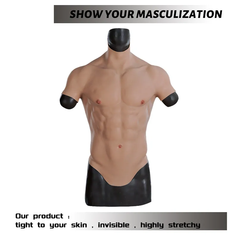 Strong Abdominal Realistic Muscles Artificial Simulation Chest Muscle ...