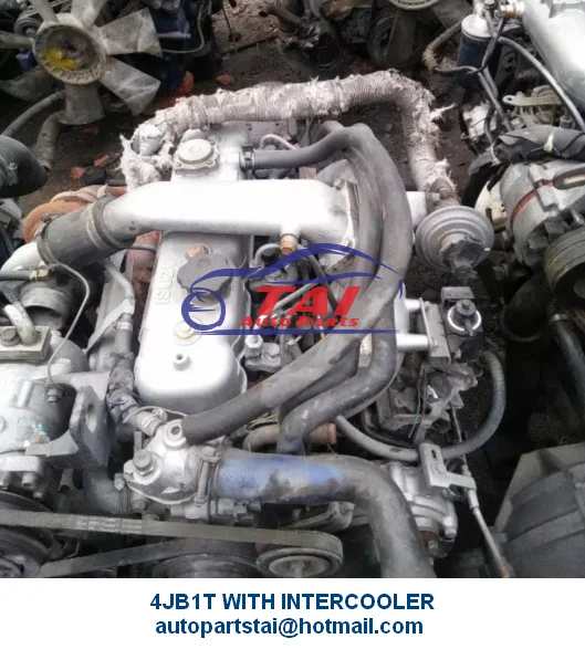 Second Hand Genuine Used 4jb1 4b1t 4jb1-t Engine With Gearbox For Isuzu ...