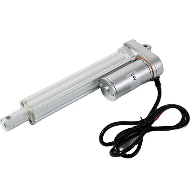 100mm Stroke Dc Motor 12v 24v 1500n Load Force Waterproof Electric ...