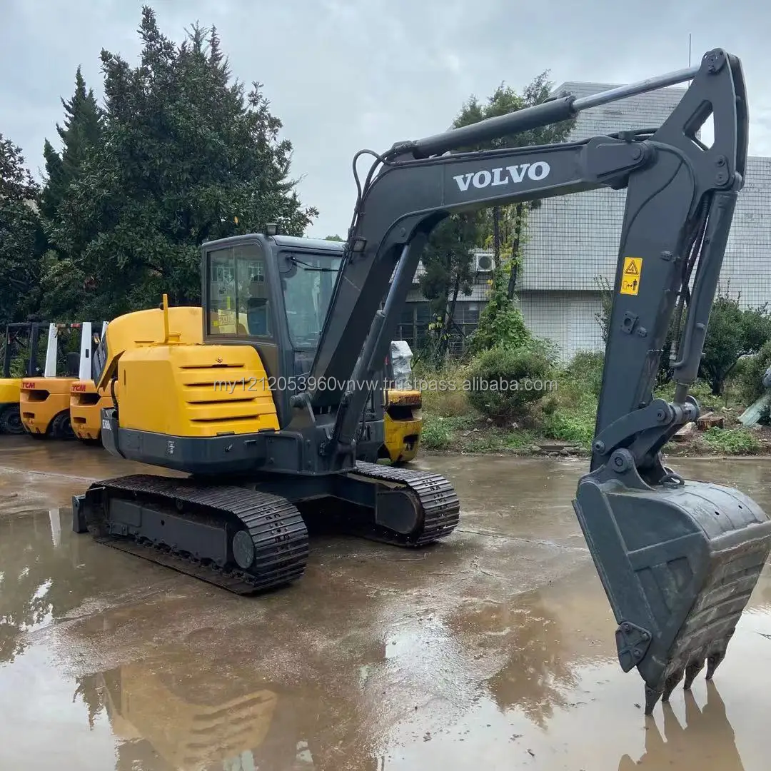 Top Quality volvo Used 5ton Mini Digger Ec55 Ec60 Hydraulic Excavator ...