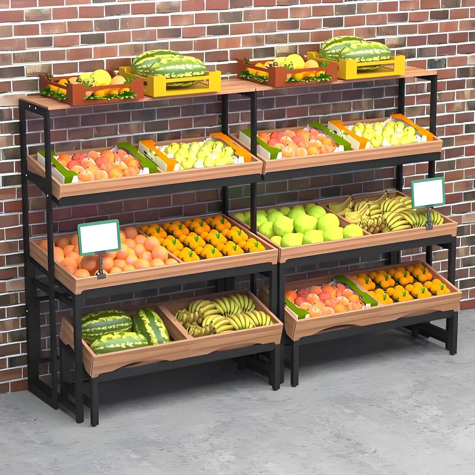 Wholesale Supply Double-sided Storage Shelving Retail Store Shelf ...