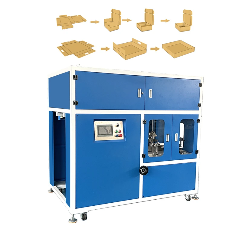 UBL Straight Tuck End Box Tray Forming Machine Reverse Tuck End ...