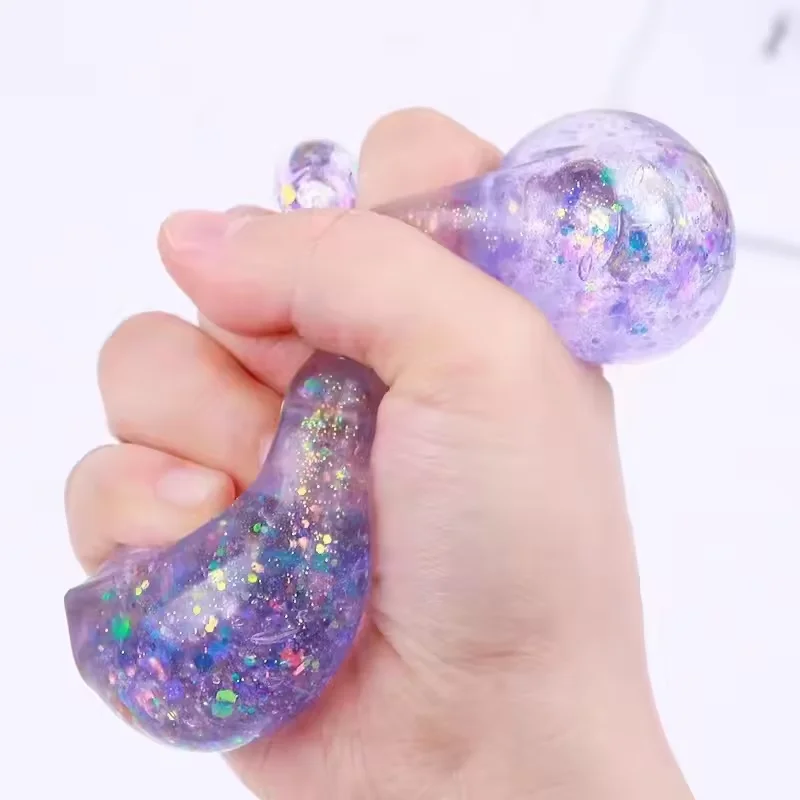 2024 New Fidget Squeeze Toys Transparent Colorful Tofu Acrylic Crystal ...