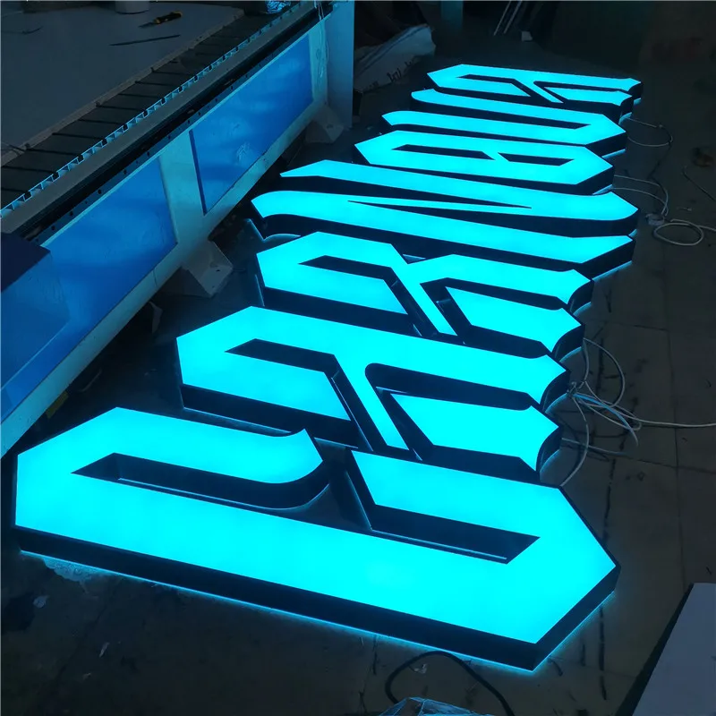 3D LED Illuminated Signs - Customizable Business Letter Signs