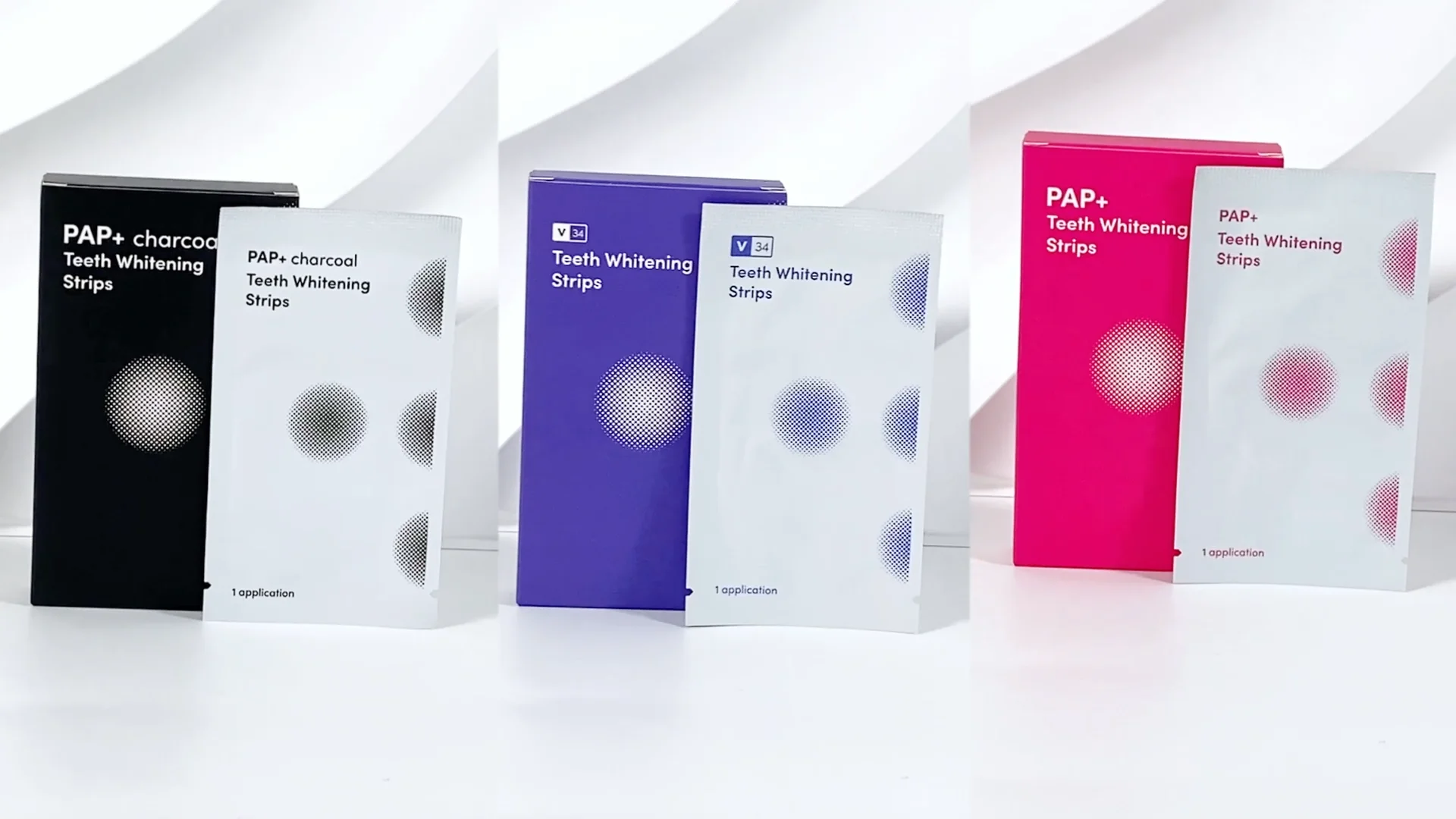 Popular Design PAP Low Sensitive Teeth Whitening Strips Professional ...