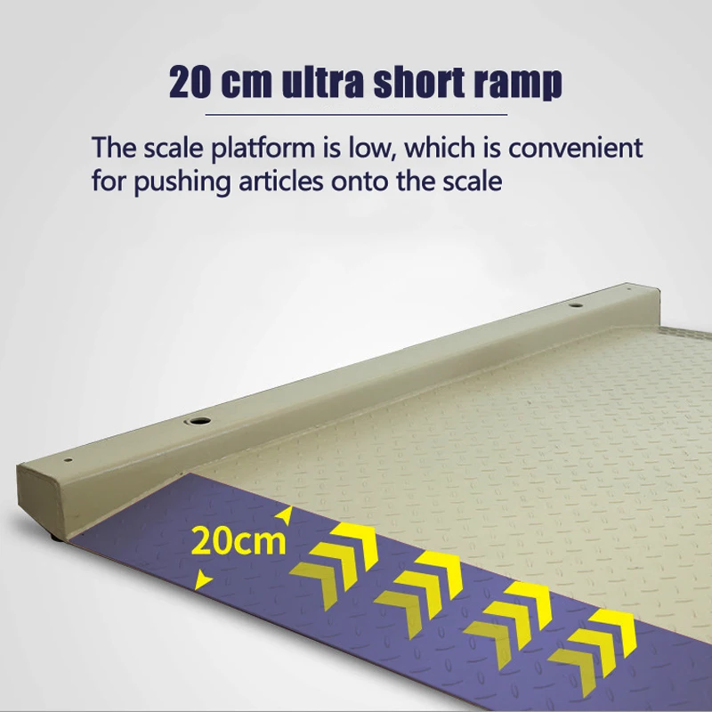 Low Table 1000kg Floor Scale With Ramp 1 Ton Weighing Scale Weighing ...