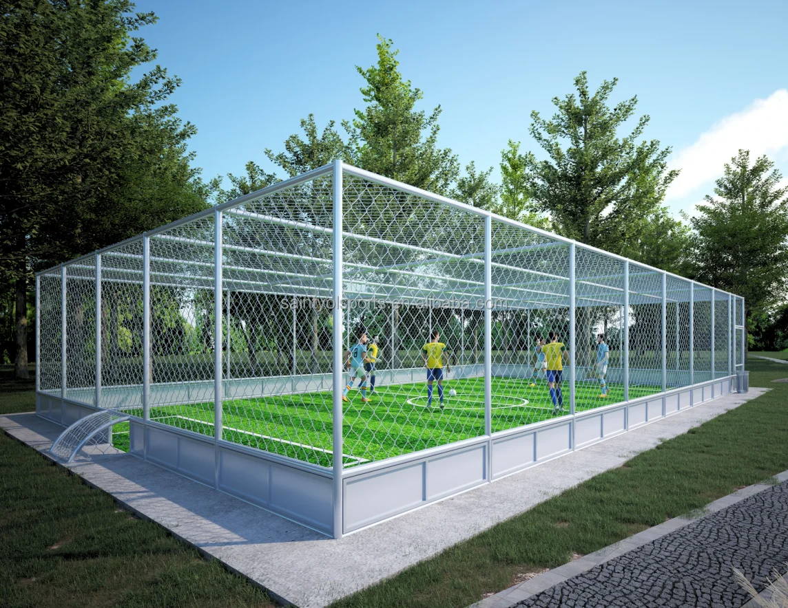 Customizable Street Soccer Football Cage Cage Full Set Sport Equipment ...