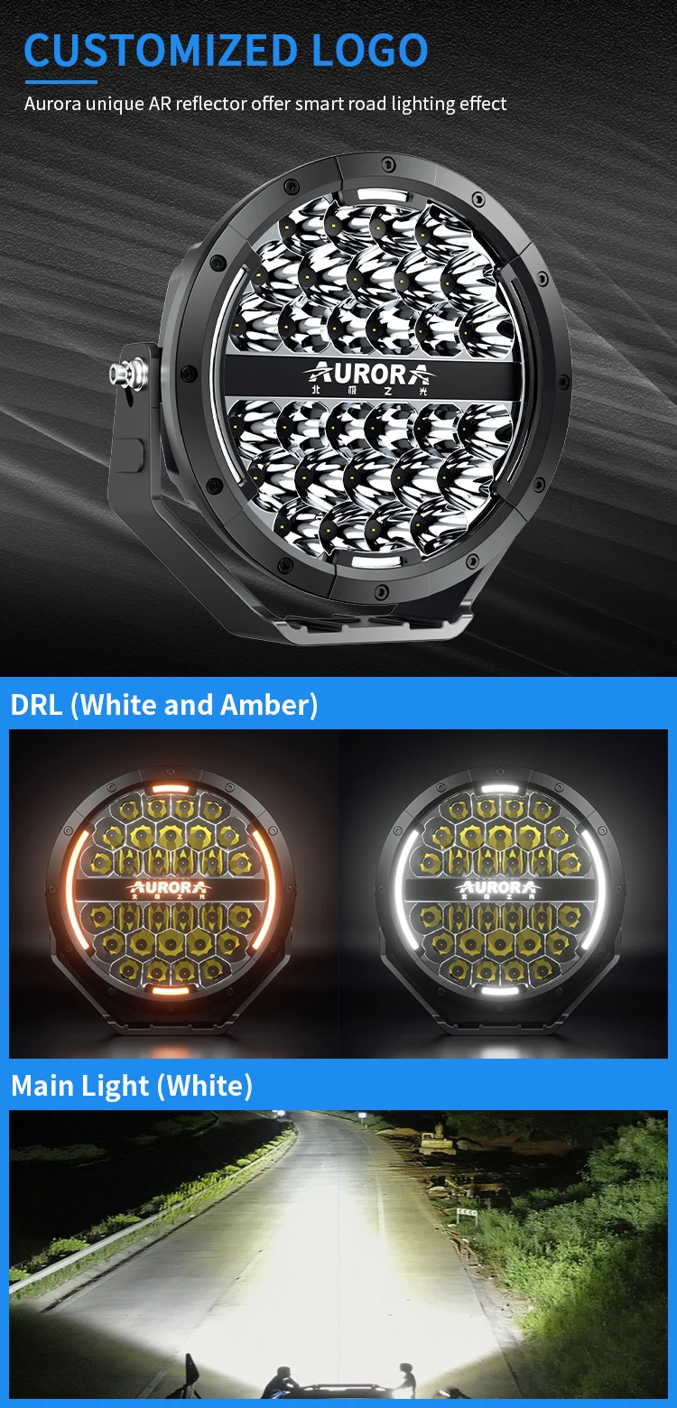 AURORA Dual-Color LED Work Light - 150W off Road Solution