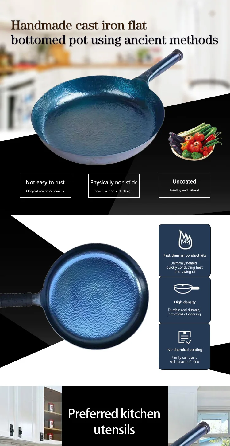 Various Sizes European And American Hot-selling Cast Iron Frying Pan ...