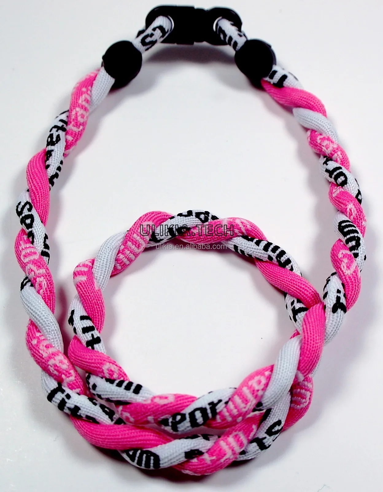 2rope Nylon Titanium Baseball Softball Braided Necklace