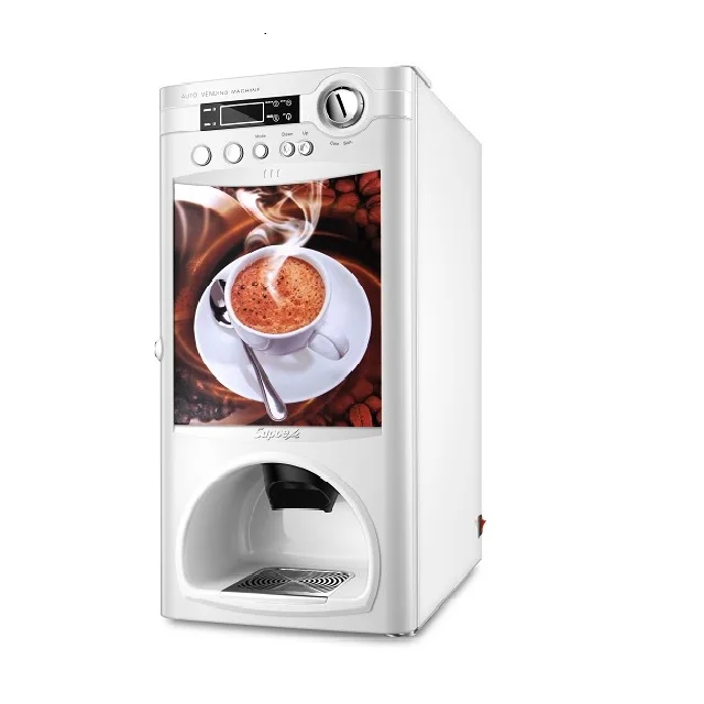 High quality 2 different kinds automatic coin operated tea time coffee ...