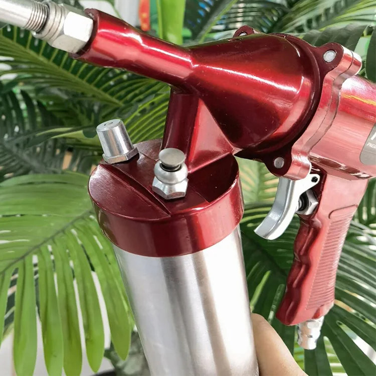 Pneumatic Air Grease Gun 1/4 Inch Air Intake Grease Gun With Oil Drum ...